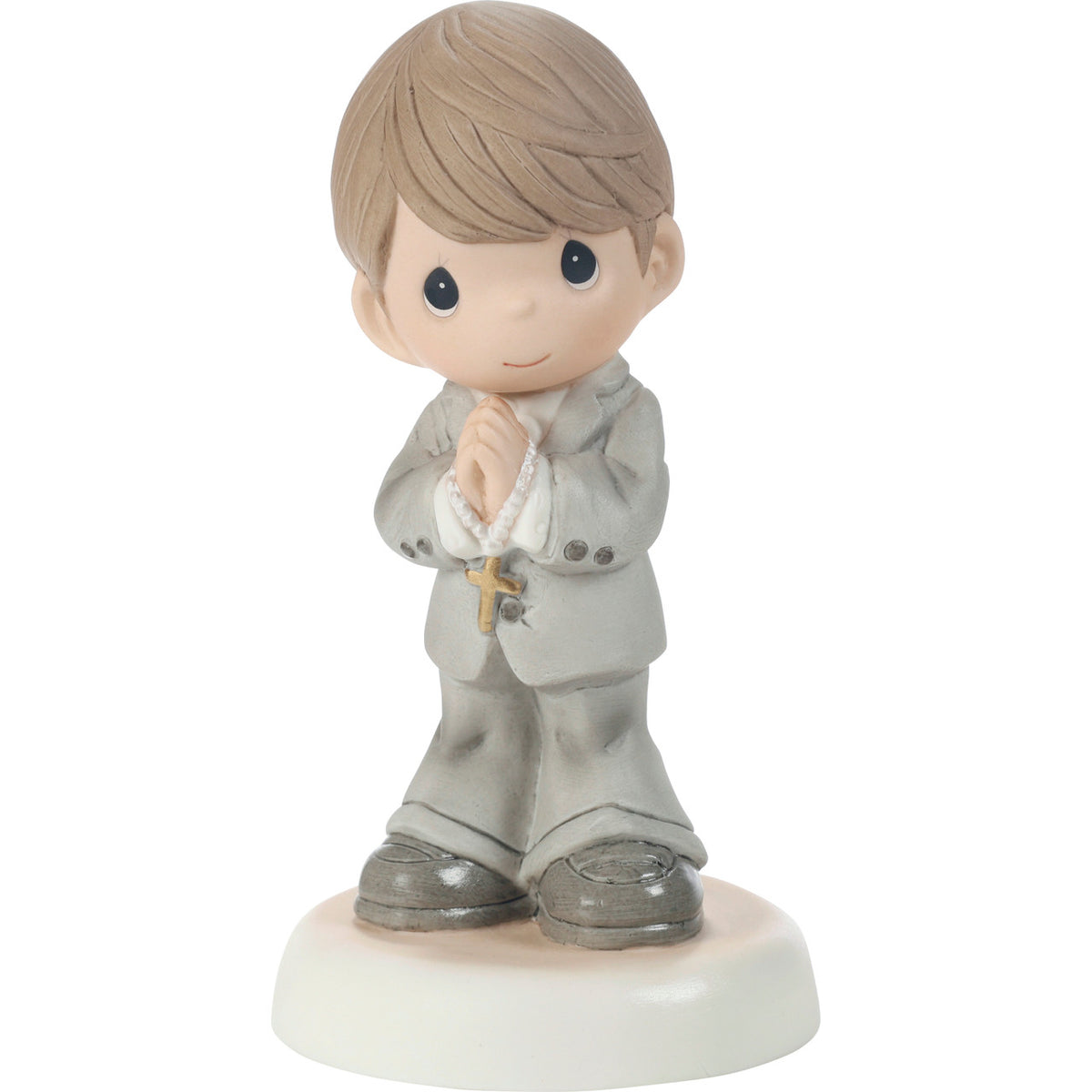 Precious Moments My First Communion Brunette Boy Figurine — Trudy's ...