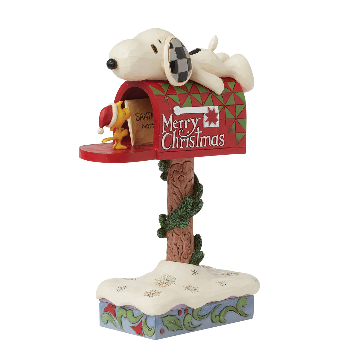 Snoopy & Woodstock Mailbox Figurine by Jim Shore — Trudy's Hallmark