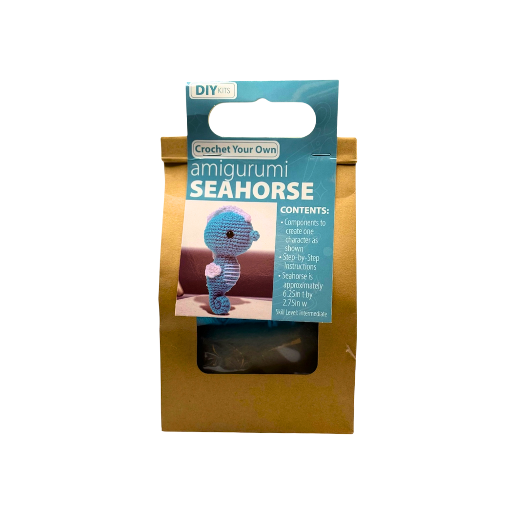 Crochet Your Own Amigurumi Seahorse DIY Kit — Trudy's Hallmark