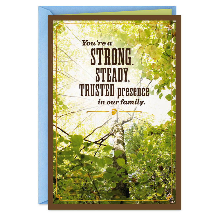 Strong, Steady and Trusted Father's Day Card — Trudy's Hallmark