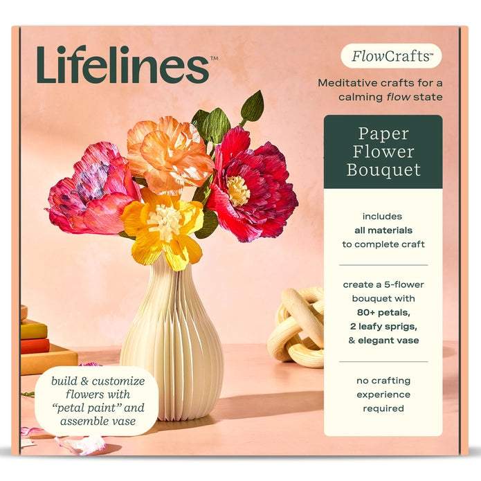 Lifelines FlowCrafts Paper Flower Bouquet Meditative Craft Kit — Trudy ...
