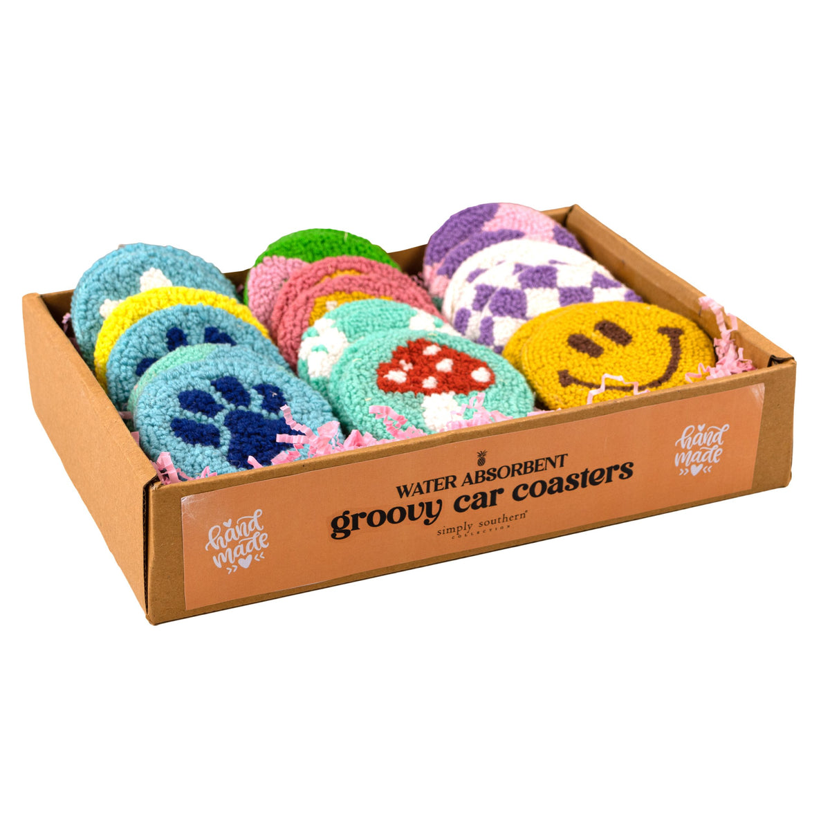 Simply Southern Groovy Car Coaster — Trudy's Hallmark