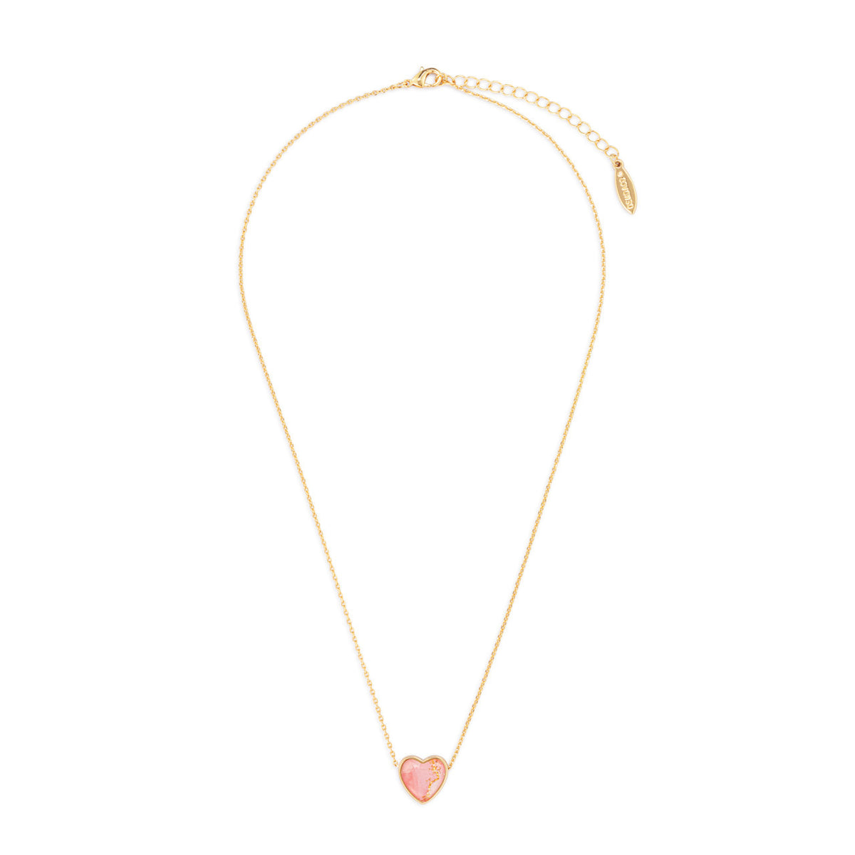 Be Courageous & Strong Gold Art Heart Necklace — Trudy's Hallmark