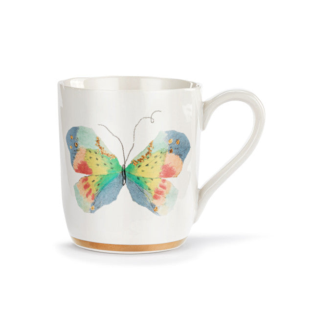 Elisabeth Hays Pastel Multi Butterfly Mug — Trudy's Hallmark