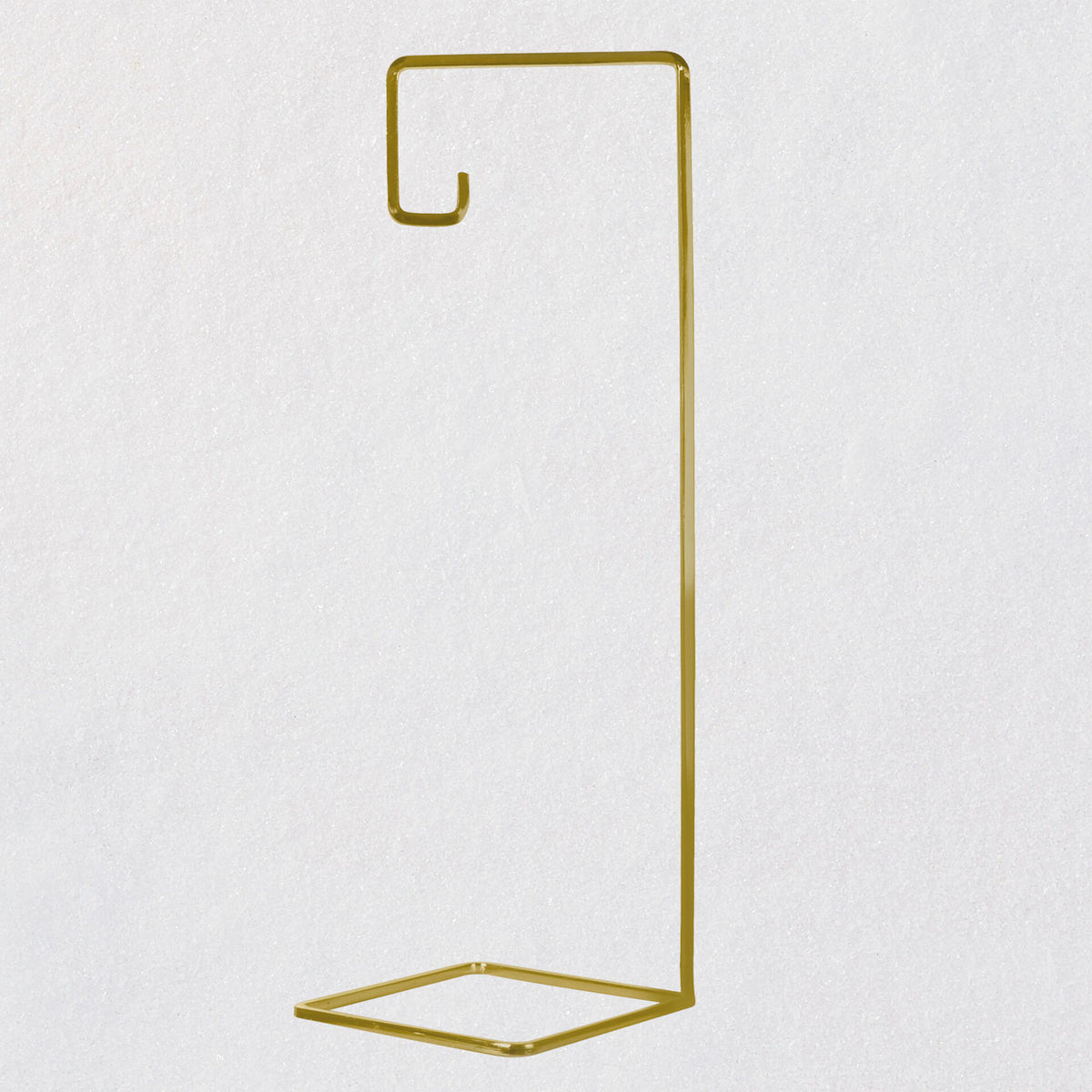 Geometric Gold-Tone Metal Ornament Display Stand — Trudy's Hallmark