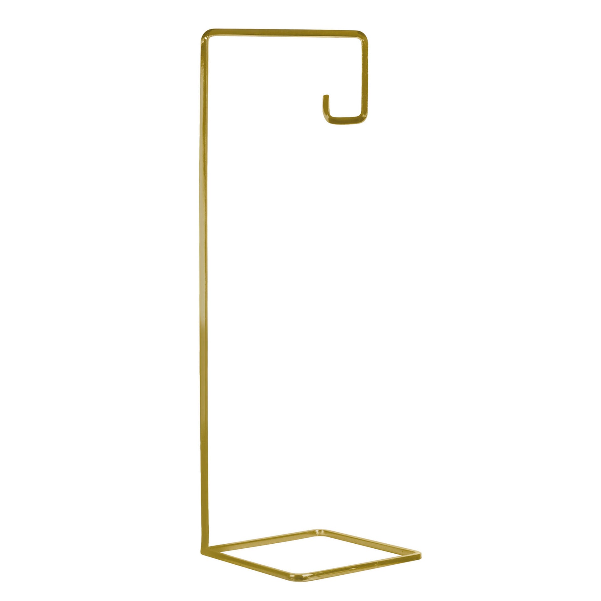Geometric Gold-Tone Metal Ornament Display Stand — Trudy's Hallmark