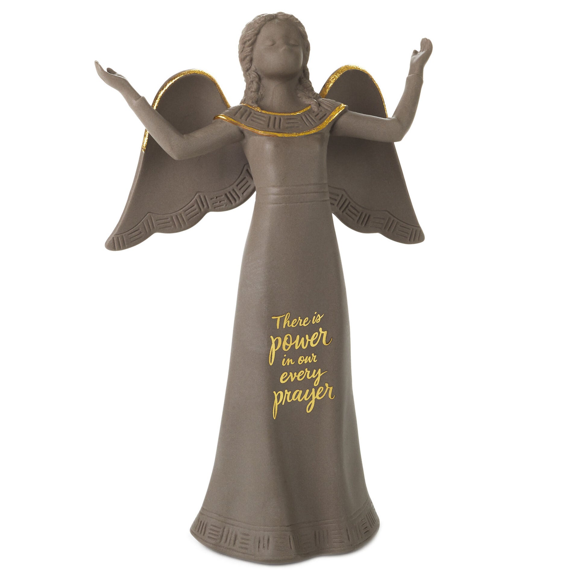 Joanne Eschrich Mahogany Power in Prayer Black Angel Figurine — Trudy's ...